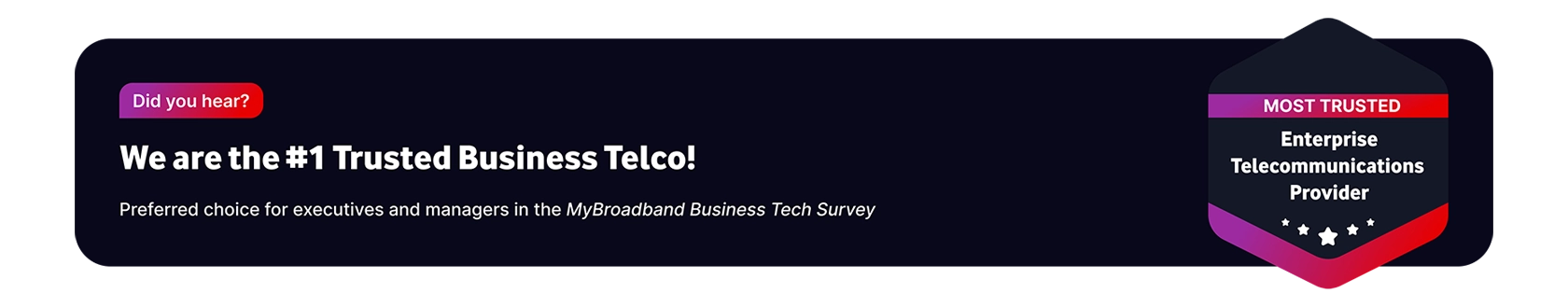 Vodacom Business Solutions for SMEs & Large Corporates